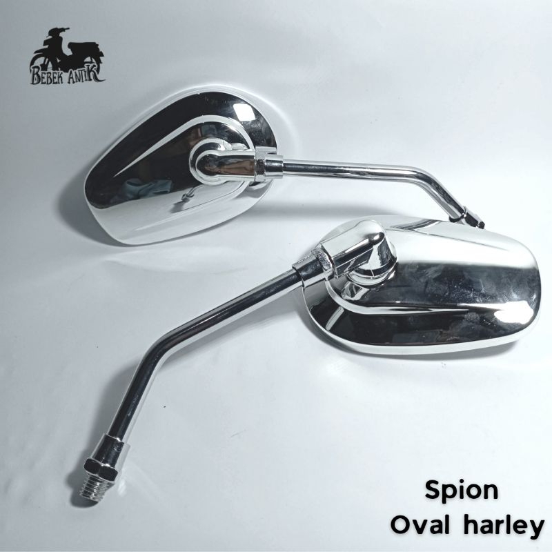 Jual Spion oval Harley drat 14 kaca putih | Shopee Indonesia