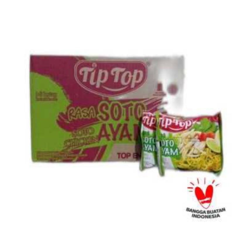 Jual Mie Tip Top Kuah Rasa Soto 68 gr 1 Dus isi 40 Pcs | Shopee Indonesia