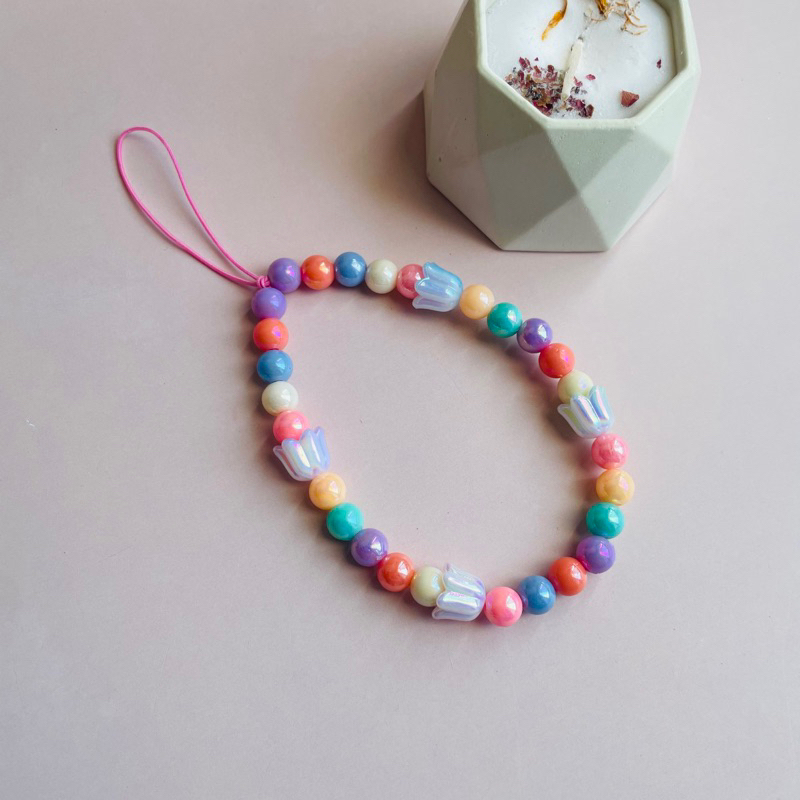 Jual Gantungan HP bracelet gelang / Lanyard HP estetik / Tali HP ...