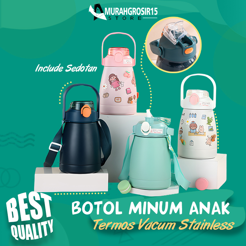 Jual GE-9 Botol Minum Termos Stainless Anak Vacuum | Shopee Indonesia