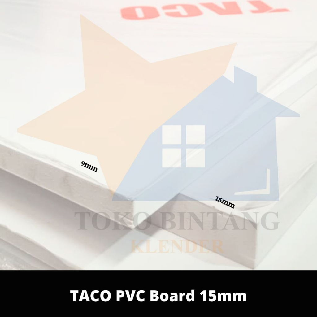 Jual TACO PVC Board 15mm Ukuran 122 x 244 | Shopee Indonesia