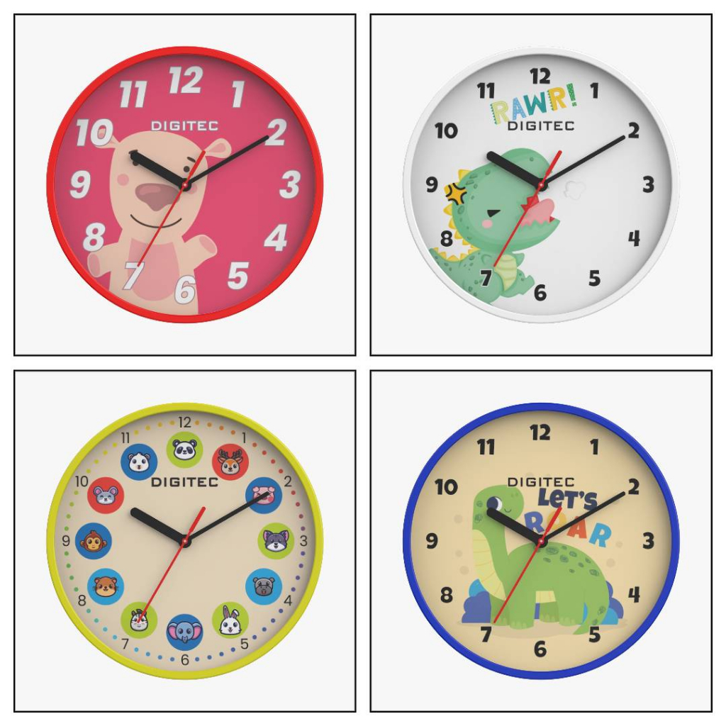 Jual Digitec Jam Dinding Anak Dekorasi Rumah - DT 2512 | Shopee Indonesia