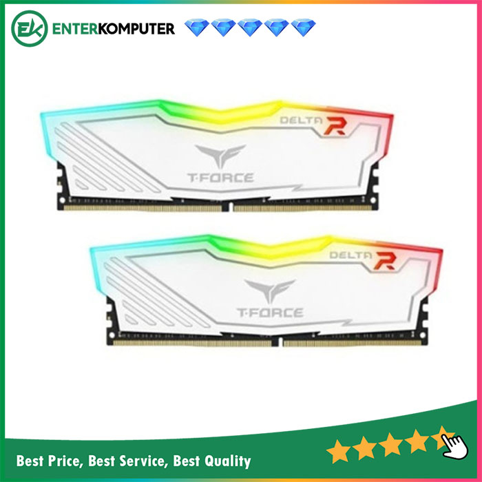 Jual Team Delta DDR4 RGB PC25600 3200MHz Dual Channel 32GB (2x16GB ...