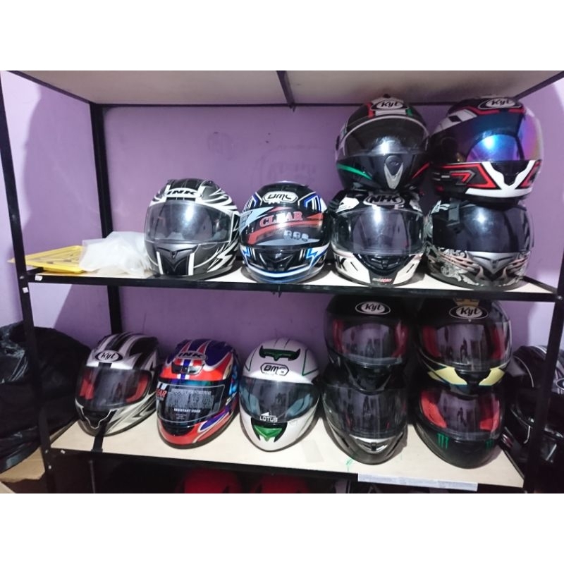 Jual helm bekas layak pakai bukan baru | Shopee Indonesia