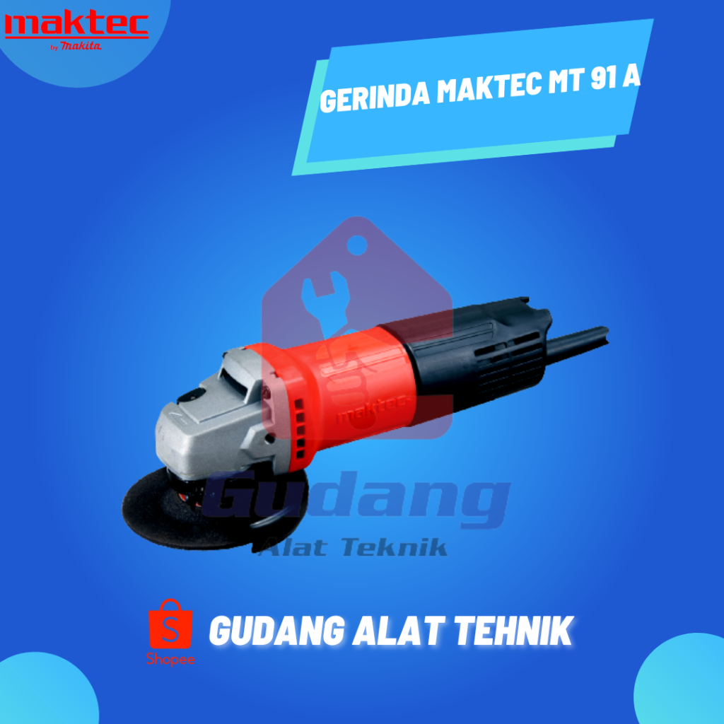 Jual MAKTEC MT 91 A M0910B MESIN GERINDA TANGAN 4" ANGLE GRINDER ...