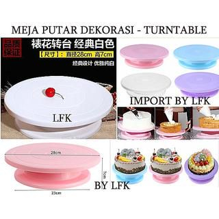Jual SPECIAL IMPORT Cake Tray Meja Putar Lazy Susan Baki Kue Nampan ...