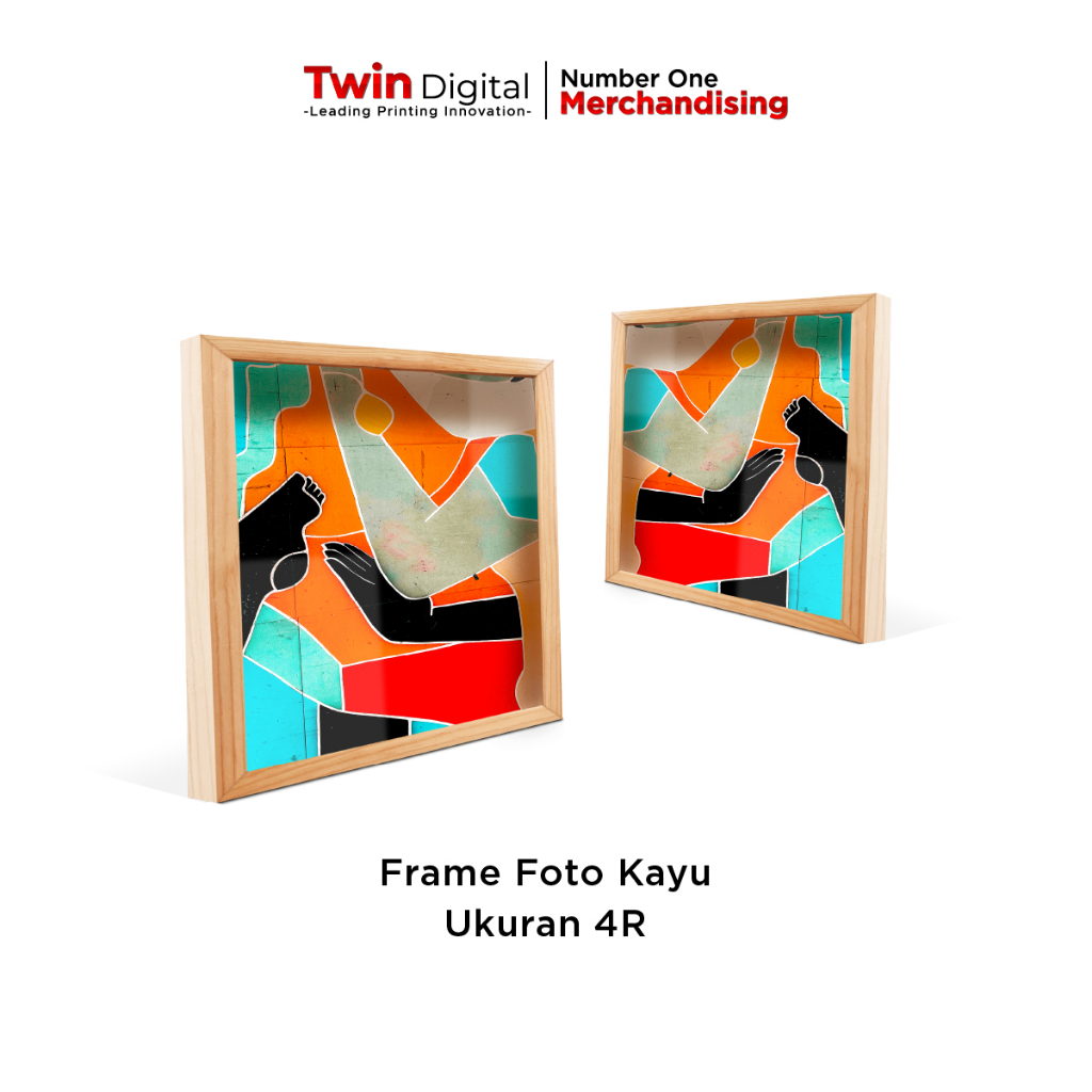 Jual Twindigital Frame Photo Kayu 4R Hiasan Pajangan Dinding - Pigura ...