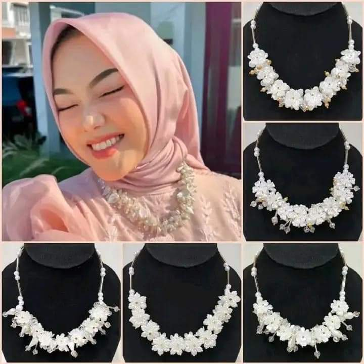 Jual Kalung Hijab Mutiara | Shopee Indonesia