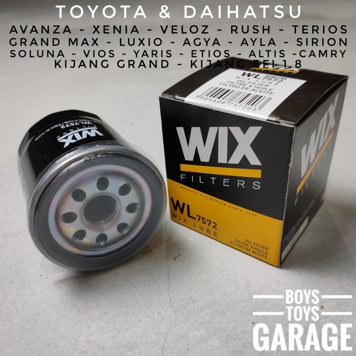 Jual Filter Oli Toyota Raize Daihatsu Rocky Wix Oil Filter | Shopee ...