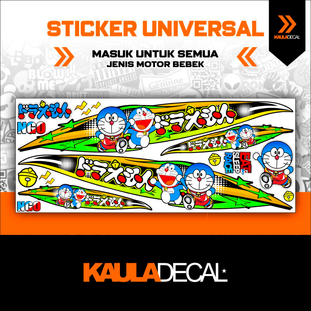 Jual STIKER STRIPING MOTOR ALL BEBEK MOTIF 128 / UNIVERSAL BEBEK ...