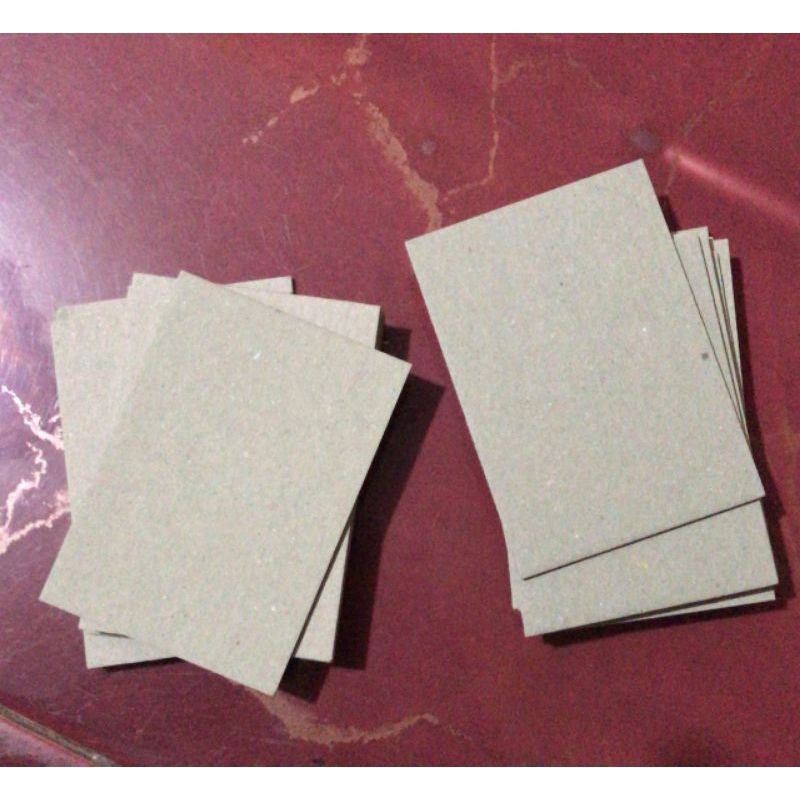 Jual karton board greyboard no.30 kertas packing photocard pc 7x10 cm ...