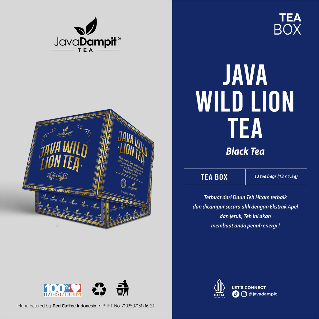 Jual JAVA WILD LION TEA / TEA BOX | Shopee Indonesia