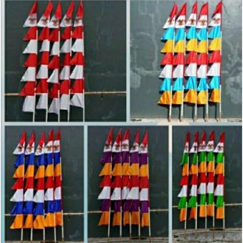 Jual UMBUL-UMBUL BENDERA MERAH PUTIH,BENDERA ZIG ZAG,BENDERA KEMERDEKAAN,BENDERA WARNA WARNI 8 ...