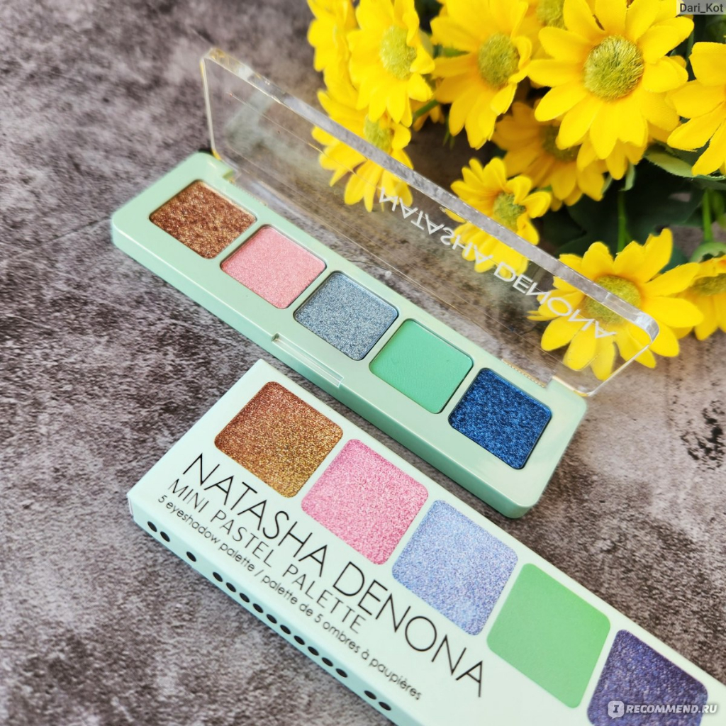 Jual NATASHA DENONA Mini Pastel Eyeshadow Palette | Shopee Indonesia