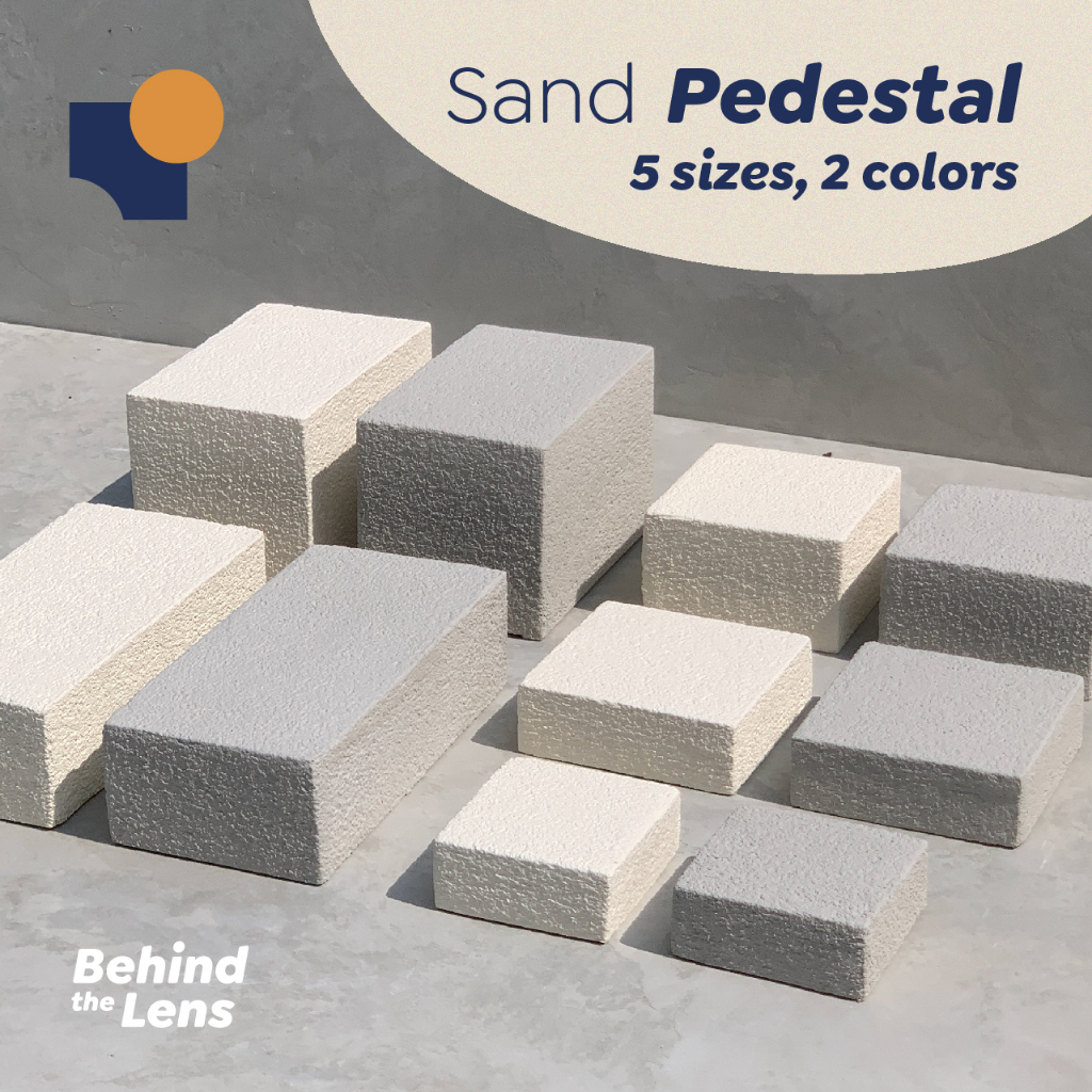 Jual Textured Pedestal - Sand Series - Behind the Lens Properti Foto ...