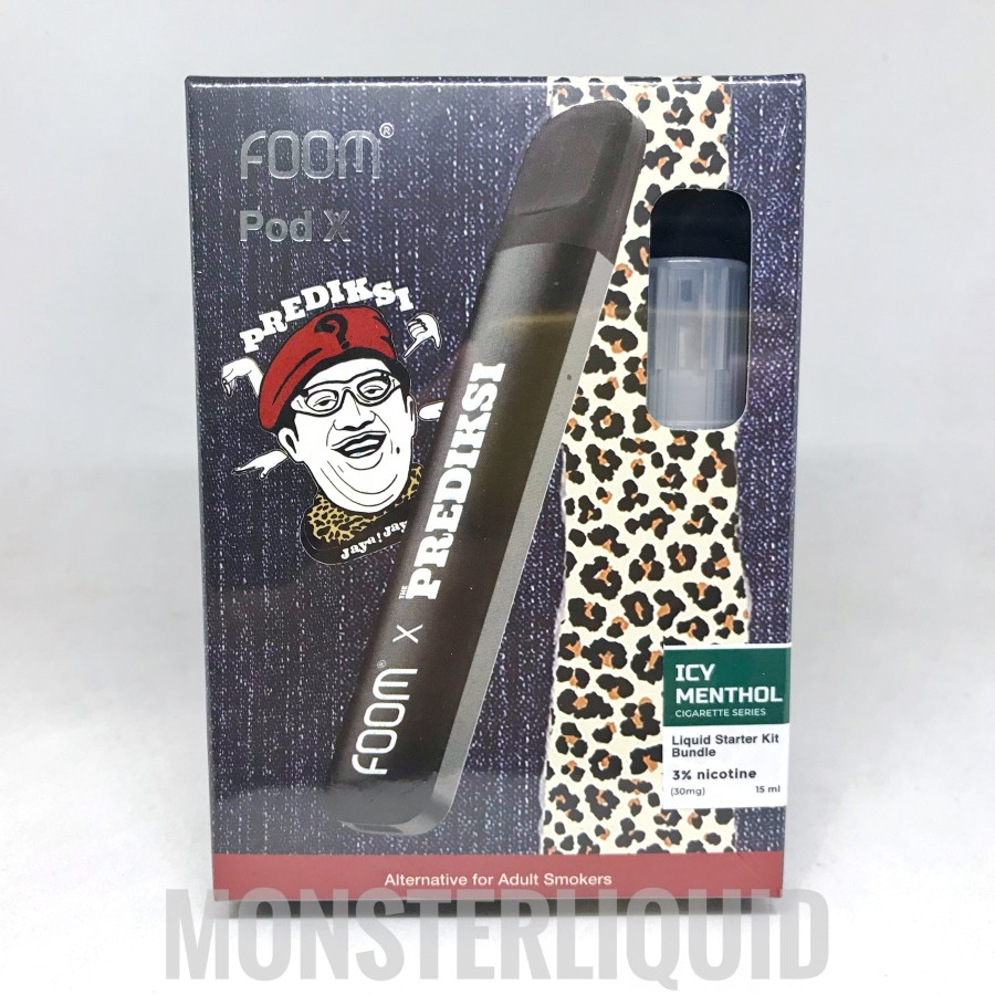 Jual FOOM X PREDIKSI POD KIT BUNDLING LIQUID 15ML BY FOOM LAB AUTHENTIC ...