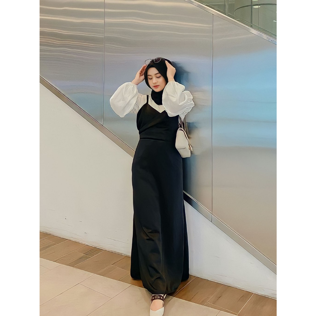 Jual LONG DRESS SATIN SILK TALI KECIL// KIMONO PARTY // INNER DRESS ...