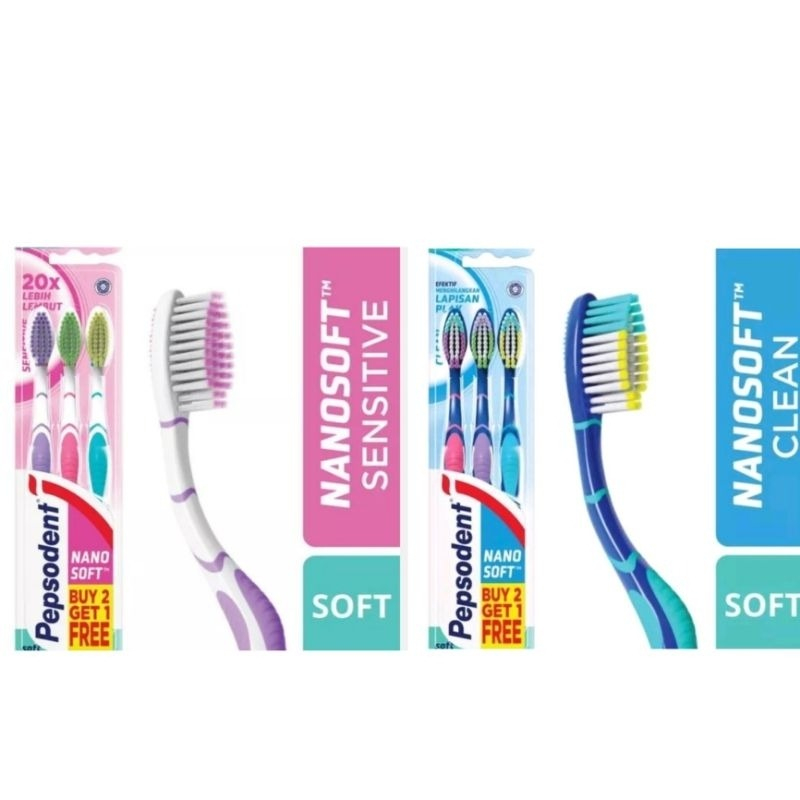Jual Pepsodent Toothbrush Double Care 1P/2P/3P | Shopee Indonesia