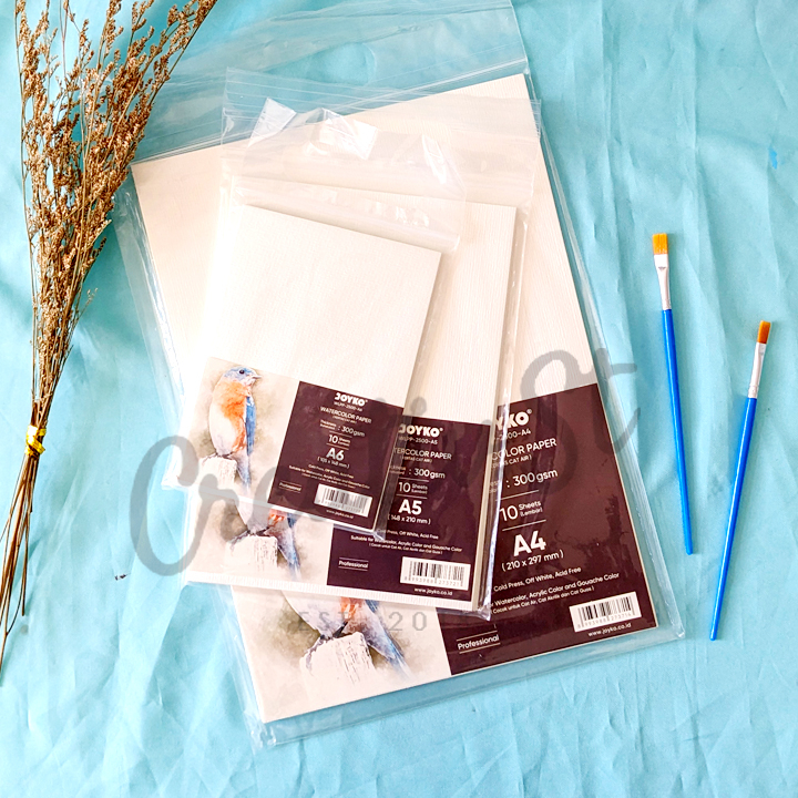 Jual JOYKO Watercolor Paper Kertas Cat Air 300 Gsm 10 Sheets Wlpp-2500 | Shopee Indonesia