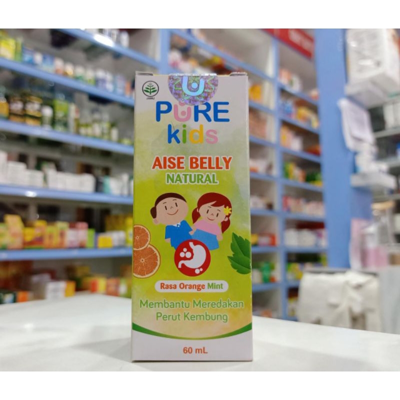 Jual PURE KIDS AISE BELLY (meredakan masuk angin, perut kembung, mual ...