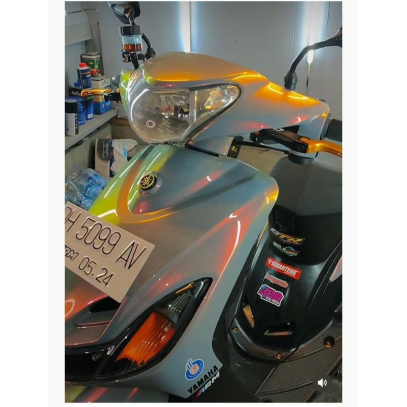 Jual CAT BUNGLON BLUEGIRL 100 MILI DASAR ABU ABU GELAP CAT MOBIL MOTOR ...