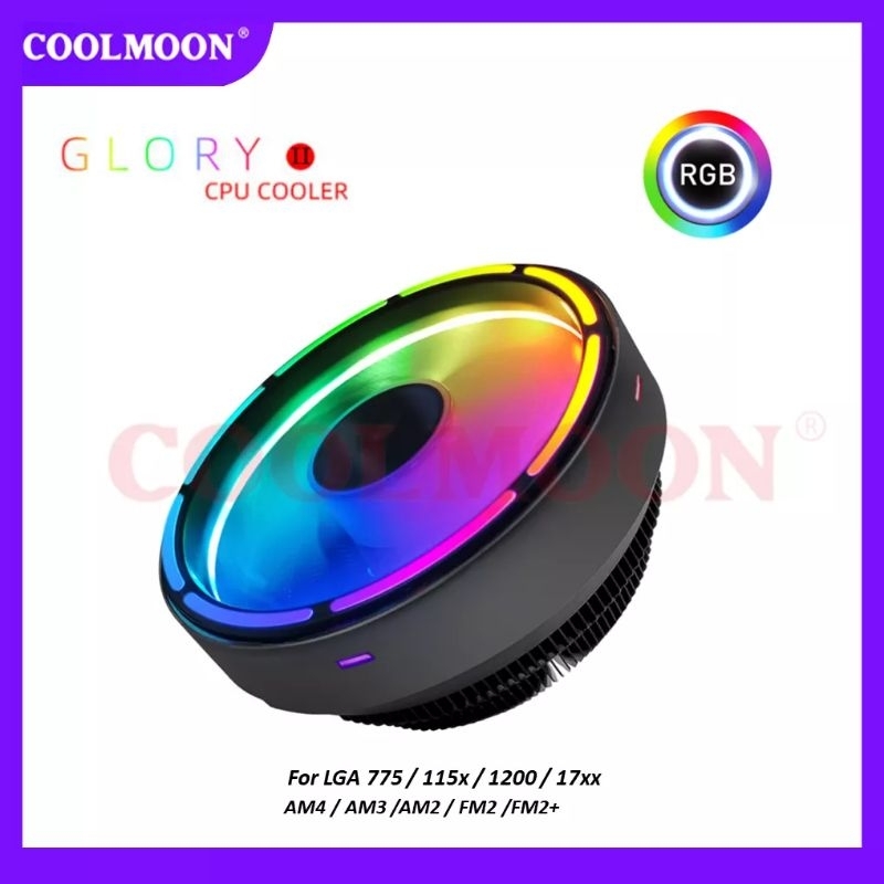 Jual CPU cooler Coolmoon RGB AMD dan Intel | Shopee Indonesia