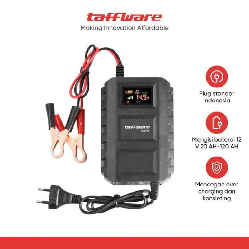 Jual Smart Digital Charger Baterai Aki Motor dan Mobil 20Amper | Shopee ...