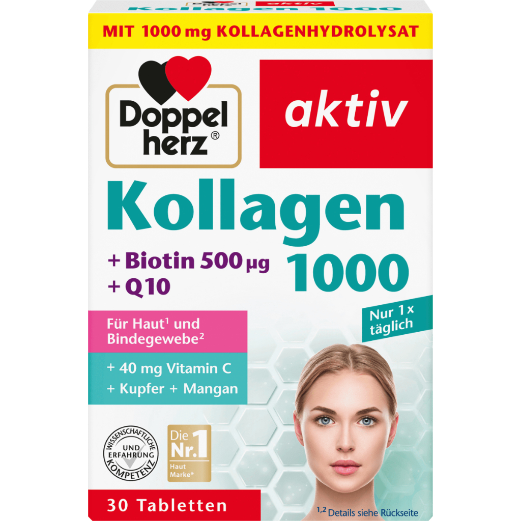 Jual PO Doppelherz Kollagen 1000, Tabletten 30 St, 40,8 g | Shopee ...