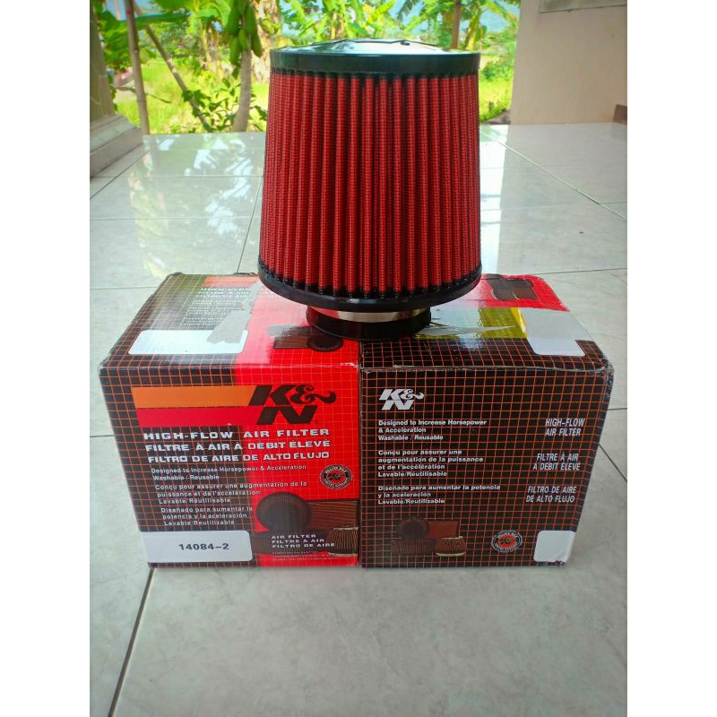 Jual Open Filter Udara Mobil K&N 3" Universal - Air Open Filter Mobil ...