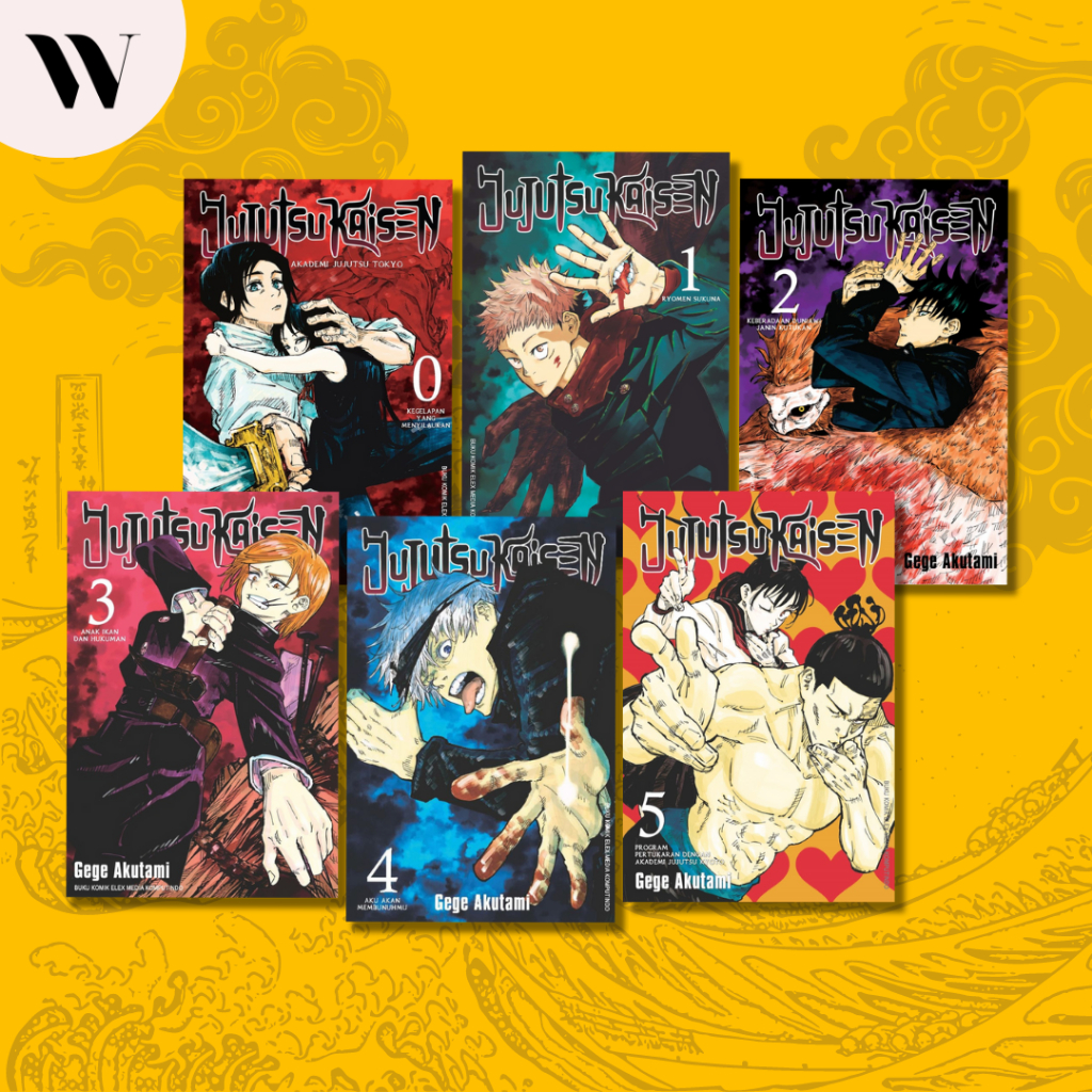 Jual Komik "Jujutsu Kaisen" vol 0 - 3" by Gege Akutami terbaik terlaris baru original terbaru ...