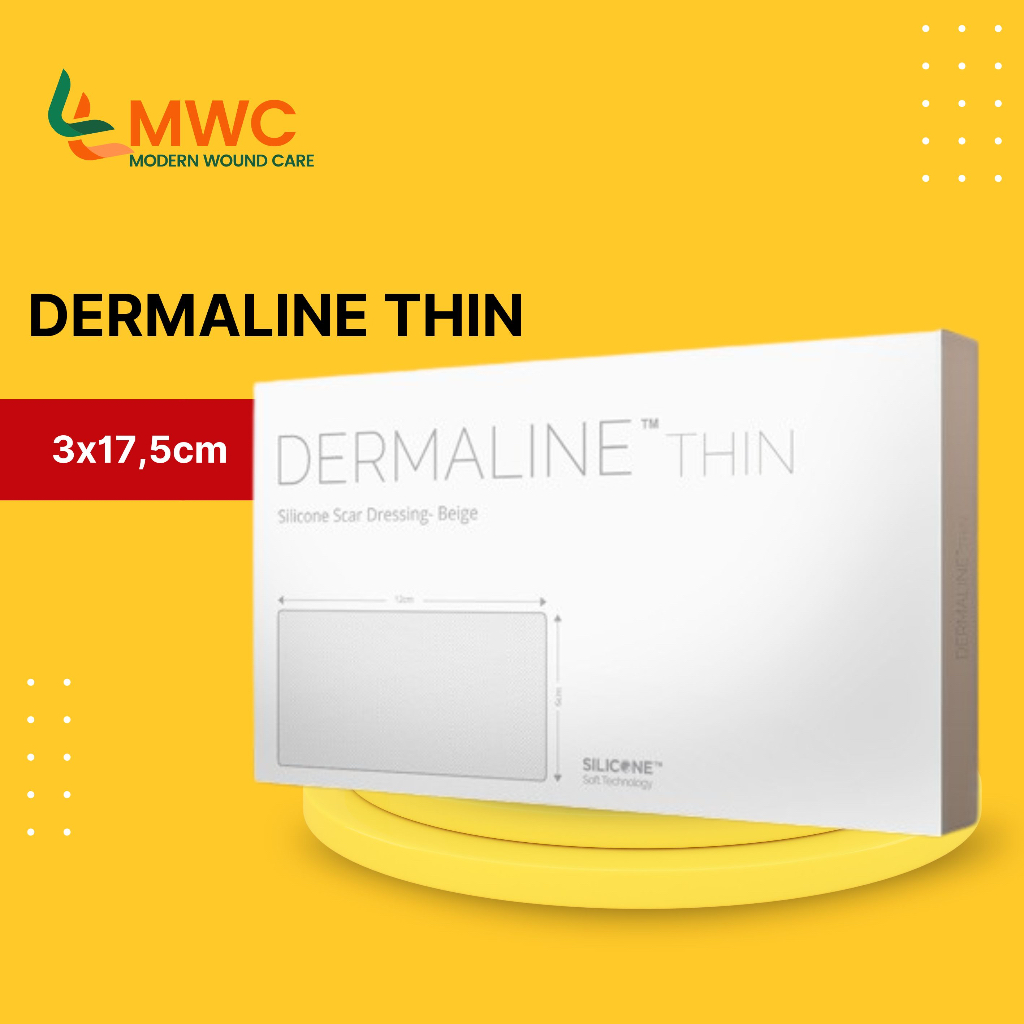 Jual Perawatan Keloid - Dermaline Thin - Silicone Scar sheet - 6x12 cm /pc | Shopee Indonesia
