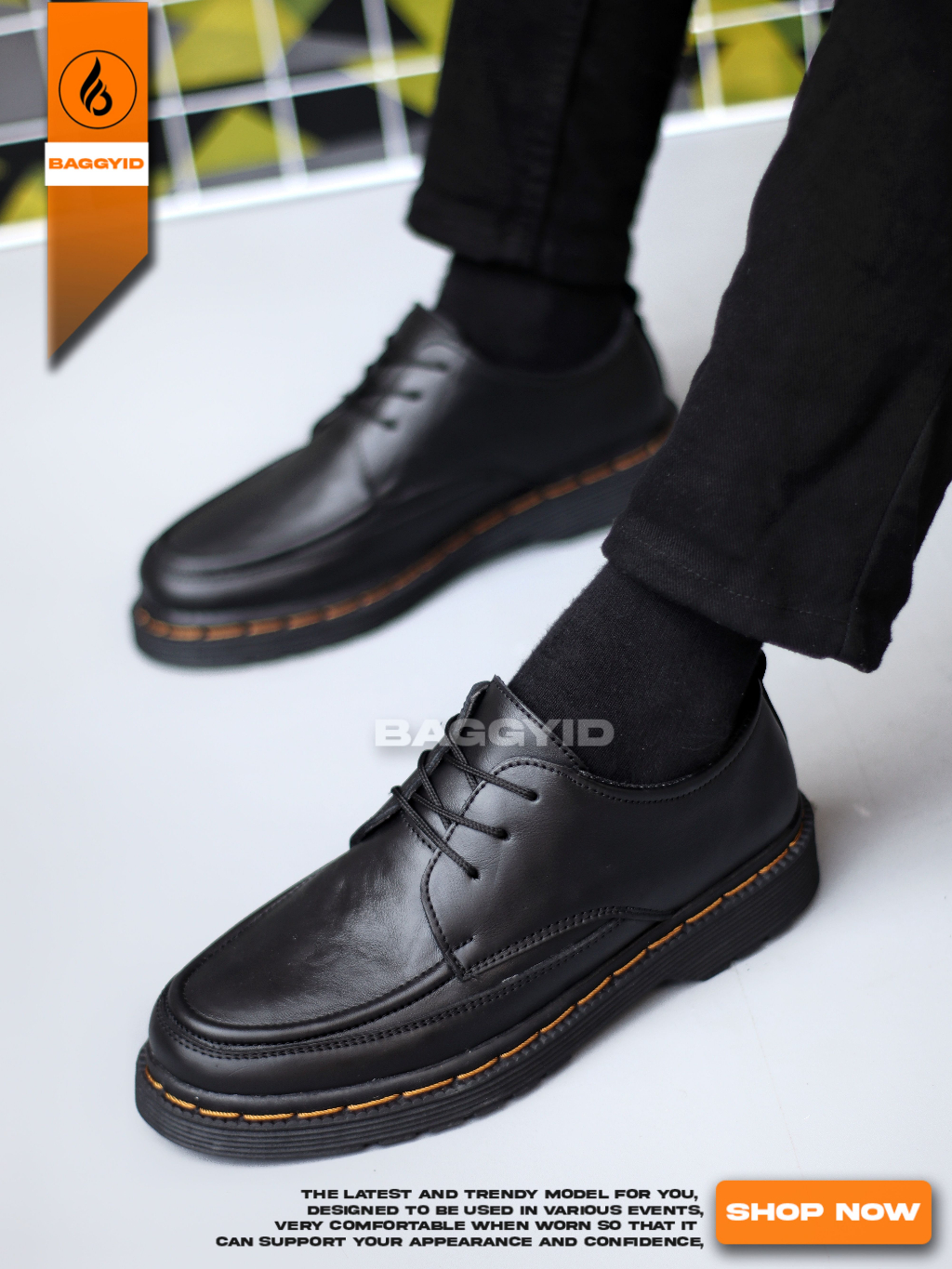 Jual Sepatu Docmart Pria Formal Low Boots Kerja Pria | Shopee Indonesia