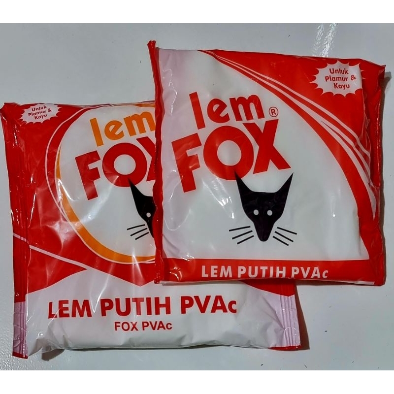 Jual Lem Fox Putih 400gr 700gr lem kayu PVAc lem plywood lem serbaguna | Shopee Indonesia