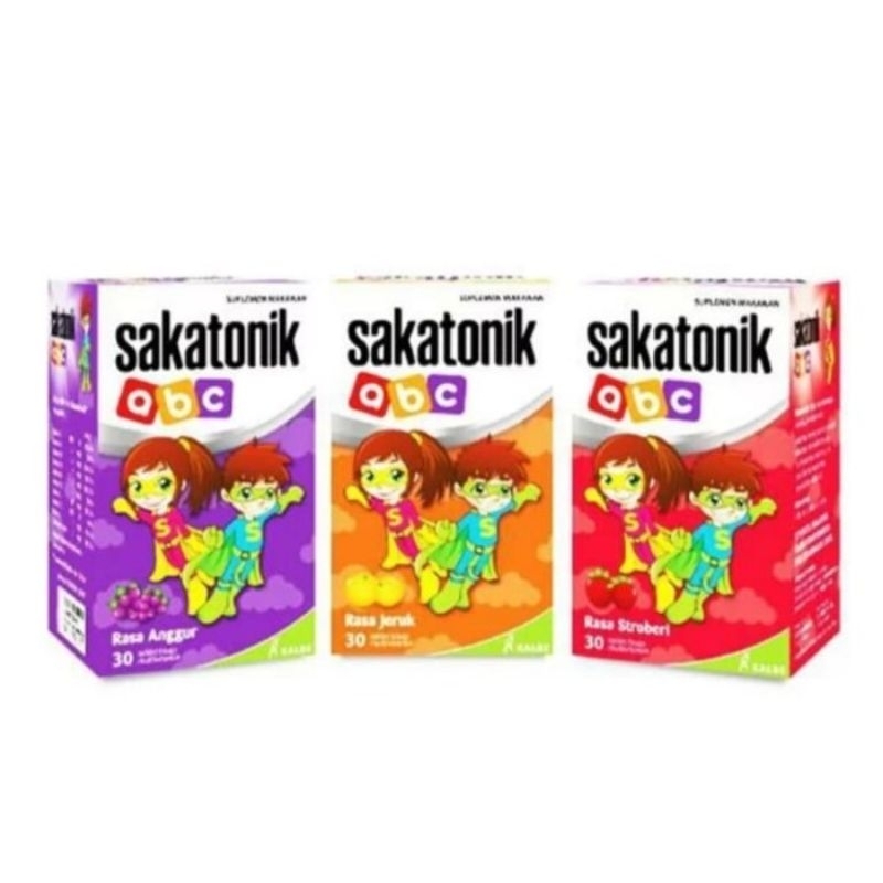 Jual SAKATONIK ABC vitamin pertumbuhan dan penyembuhan setelah sakit ...