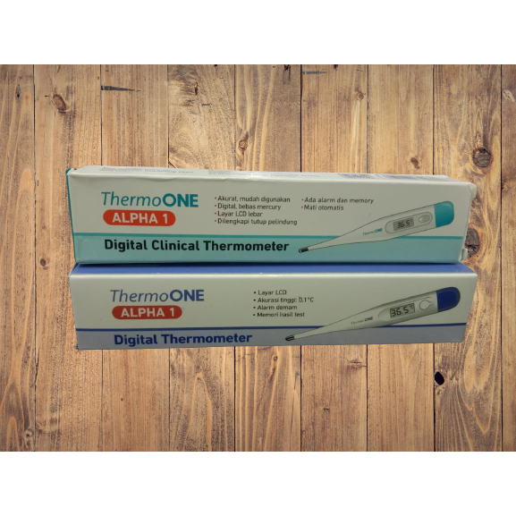 Jual THERMOMETER TERMOMETER THERMOONE ALPHA 1 DIGITAL ONEMED | Shopee ...