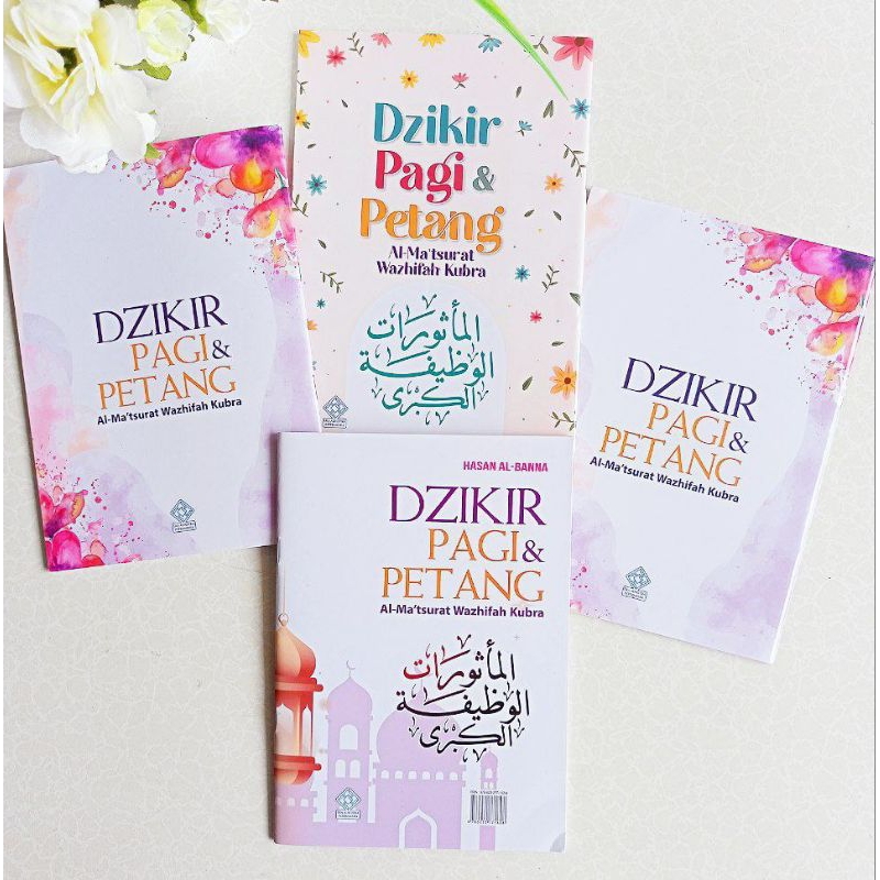 Jual Buku Dzikir Pagi & Petang | Al-Ma'tsurat Kubra & Sugra| Cover ...