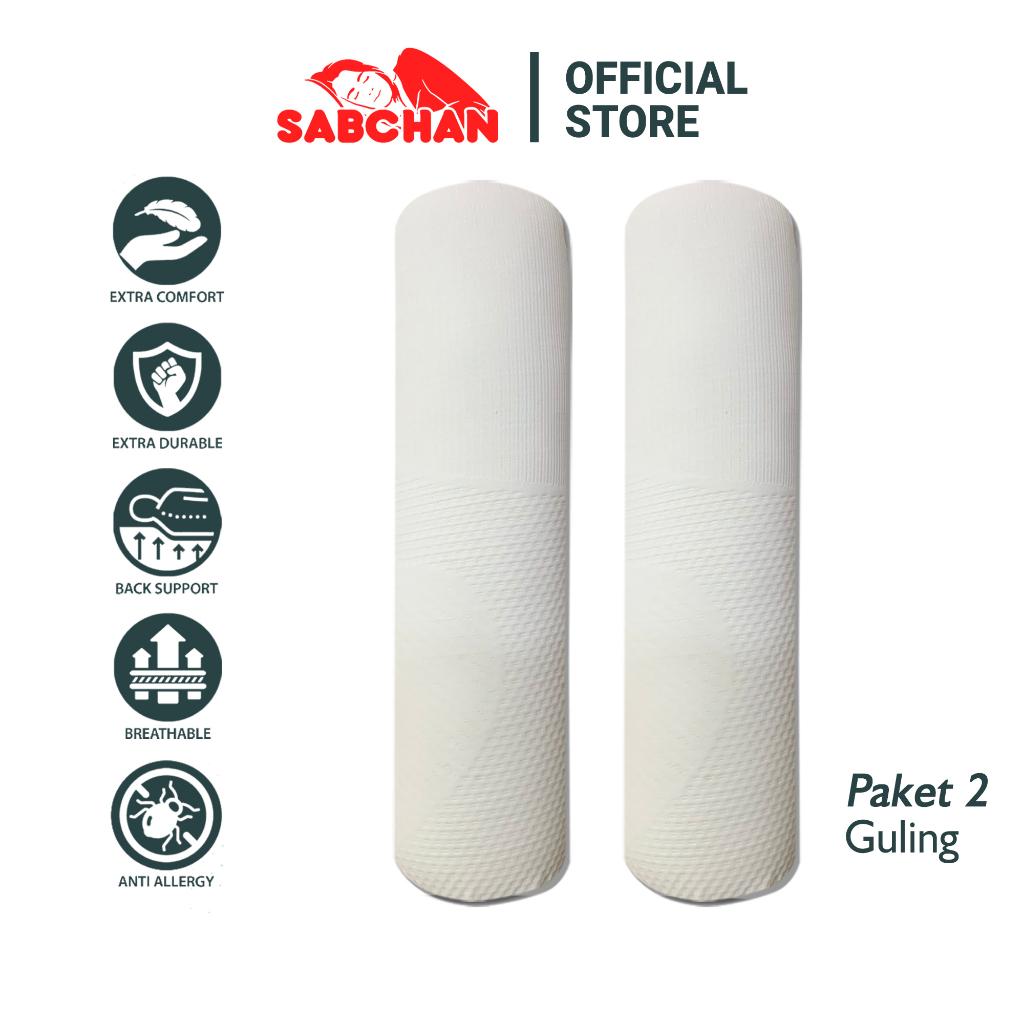 Jual Sabchan - Set Guling Hotel Tidur Memory Foam Bolster ( 2 Guling ...