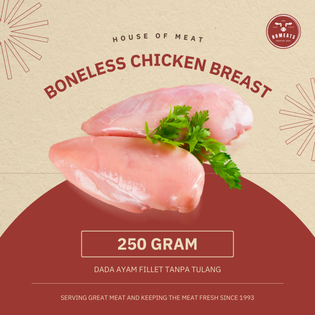Jual Dada Ayam Fillet Segar Tanpa Tulang Boneless Chicken Breast Fresh ...