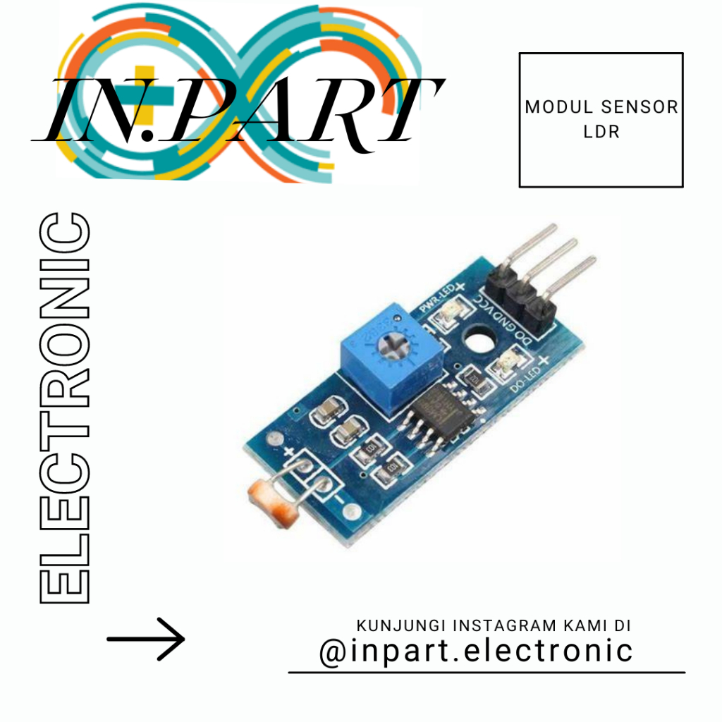 Jual PHOTOSENSTIVE LIGHT LDR RESISTANCE SENSOR CAHAYA MODULE LDR MODULE ...
