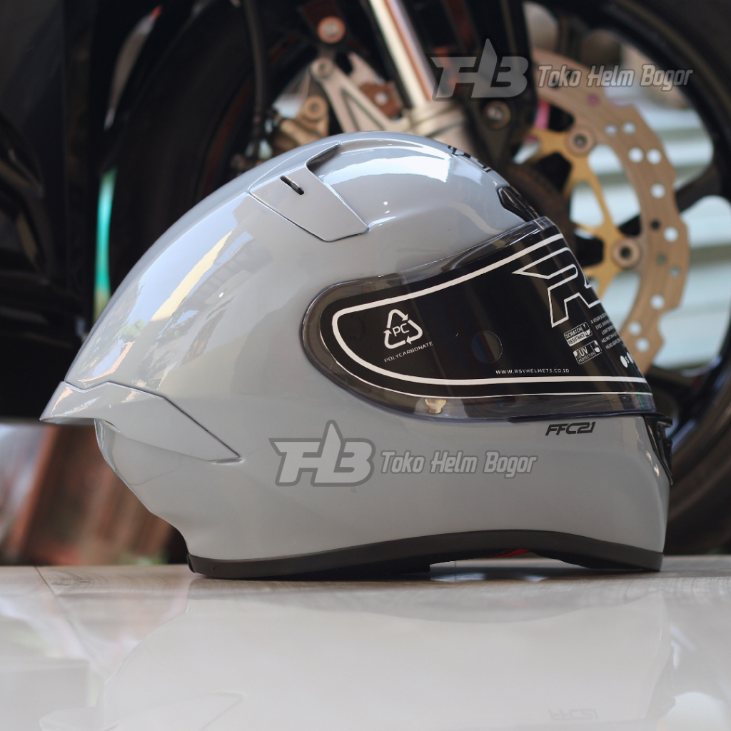 Jual RSV HELM FFC21 MODERN GREY | FRFIBER COMPOSITE | Shopee Indonesia
