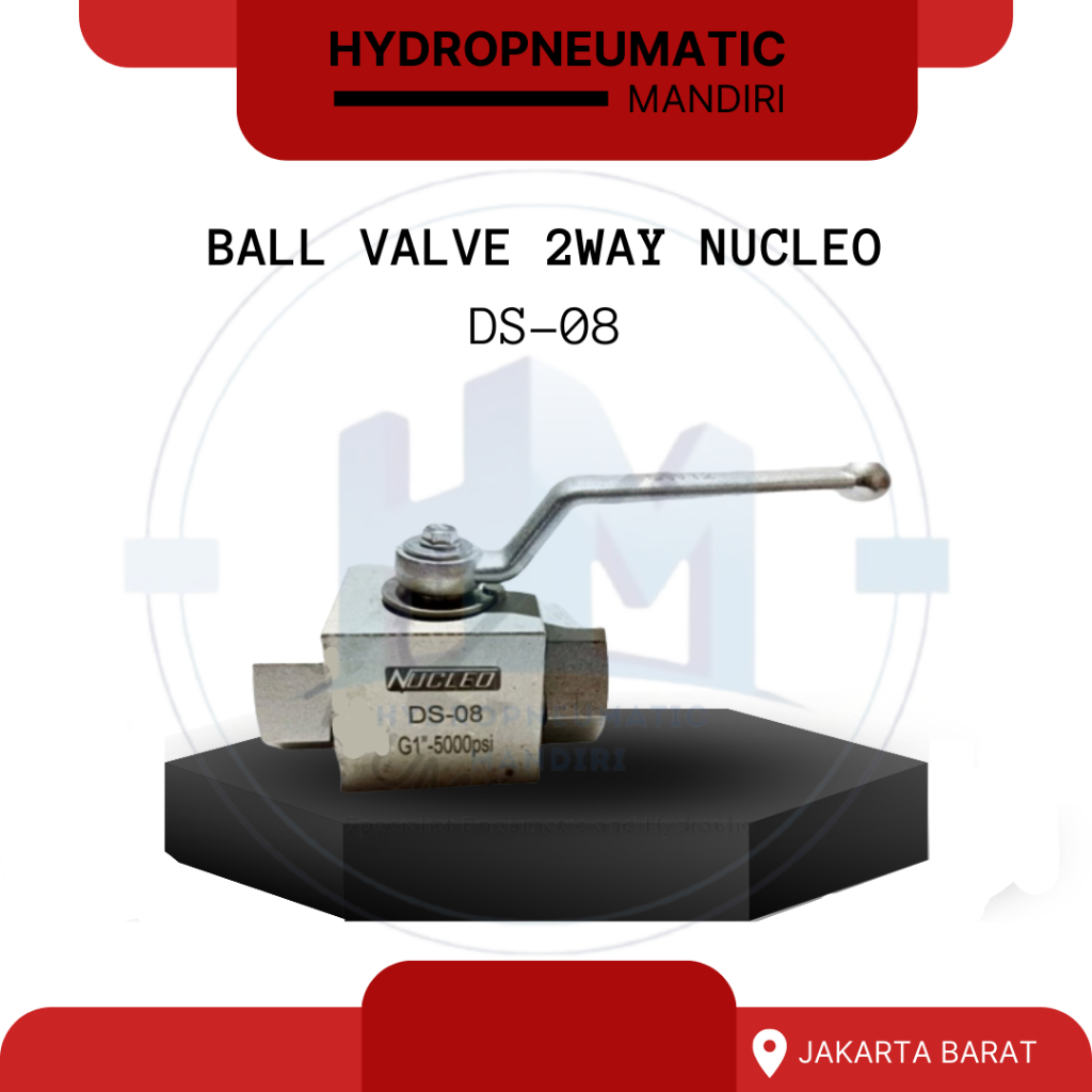 Jual BALL VALVE 2WAY HYDRAULIC NUCLEO DS-08 / DS 08 | Shopee Indonesia
