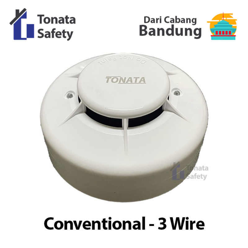 Jual Conventional Smoke Detector Photoelectric Tonata / Pendeteksi Asap ...