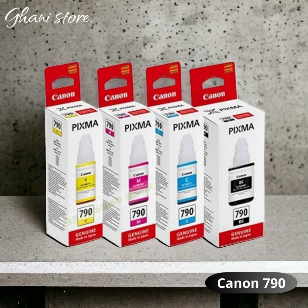 Jual 1 Set Tinta Canon Gi 790 Tipe Printer G3000 G2000 G1000 G1010 ...
