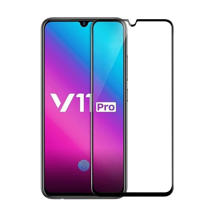 Jual Tempered Glass Vivo V11 Pro Full Cover Warna 5D / 6D / 9D - Hitam ...
