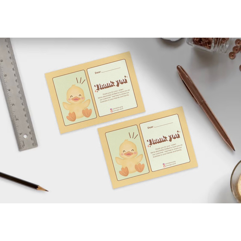 Jual Thank Card Sticker untuk Usaha Bentuk Persegi | Shopee Indonesia