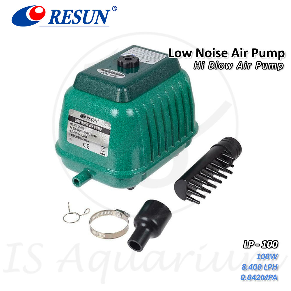 Jual Resun LP-100 Air pump pompa udara Silent Aerator Hi Blow LP100 ...