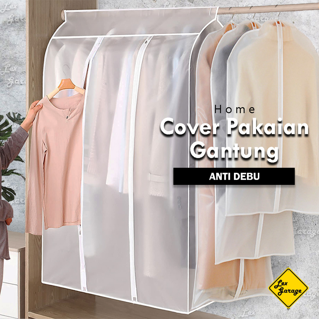 Jual Cover Plastik Baju Gantung Plastik Penutup Pakaian Sarung Baju Jas ...