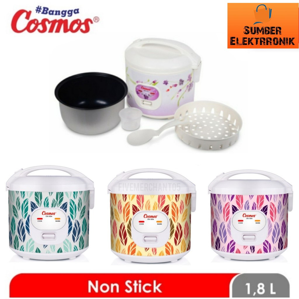 Jual Rice Cooker Magic Com Cosmos CRJ-323 S / CRJ-323S / CRJ 323 S SSO ...