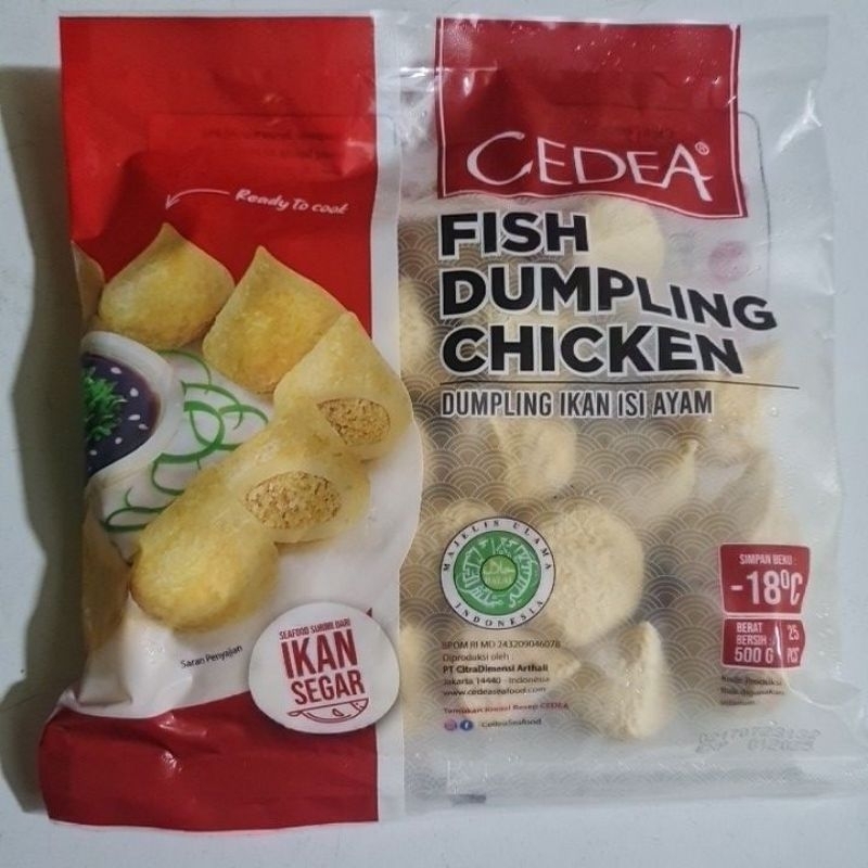 Jual Cedea Fish Dumpling Chicken/ Dumpling Ikan Isi Ayam Cedea 500gram ...