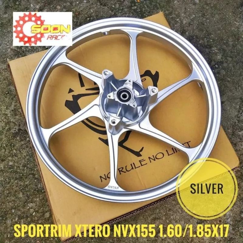 Jual VELG AEROX XTERO X6 SPORT RIM 160-160 R17 AEROX OLD NEW NMAX OLD ...